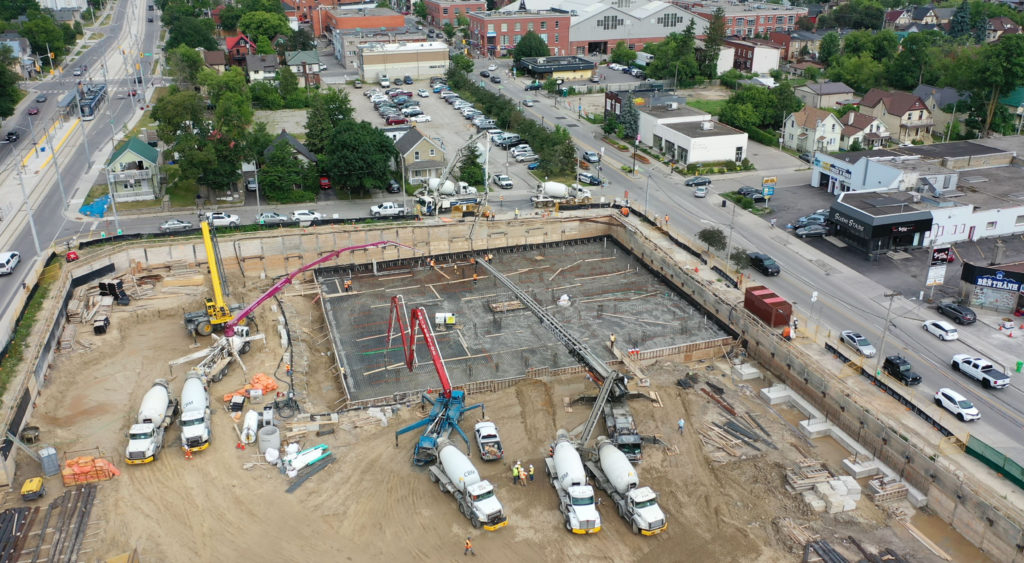 Concrete Raft Slab Pour | Kitchener - Riverside Concrete Forming